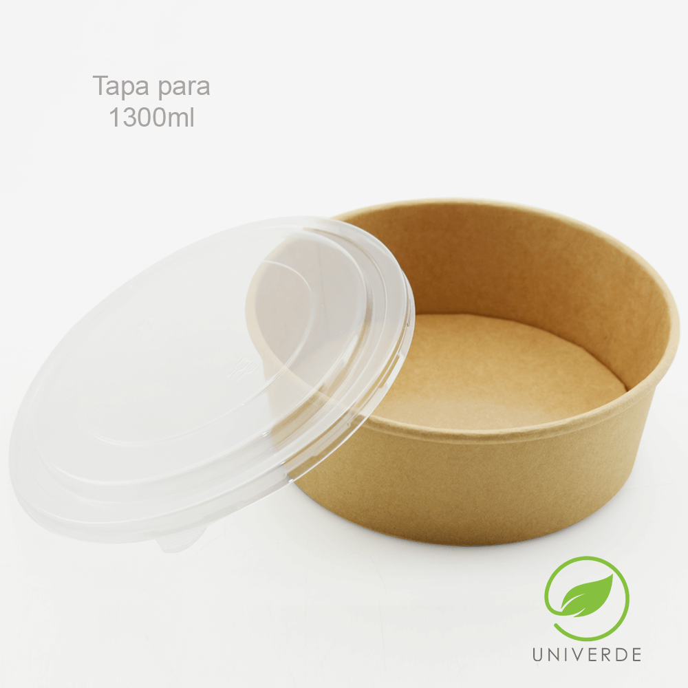 Tapa para Bowl de Ensalada Kraft 1300ml (50 pzs)